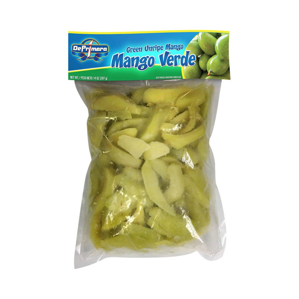 Mango Verde en Rajas Congelado 14 OZ – Coco Guate